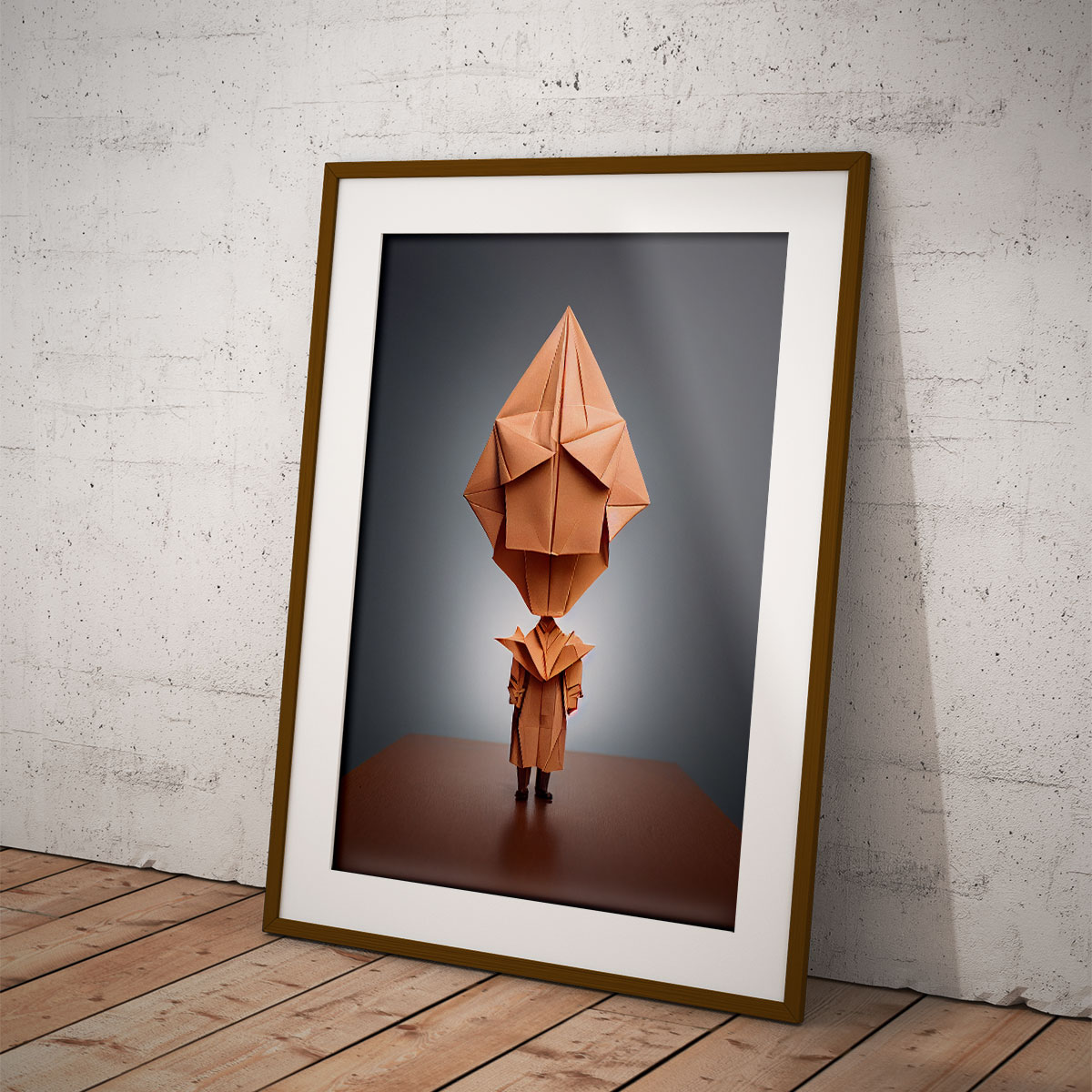 This is NOT a photograph of Donald Trump represented as Origami ...