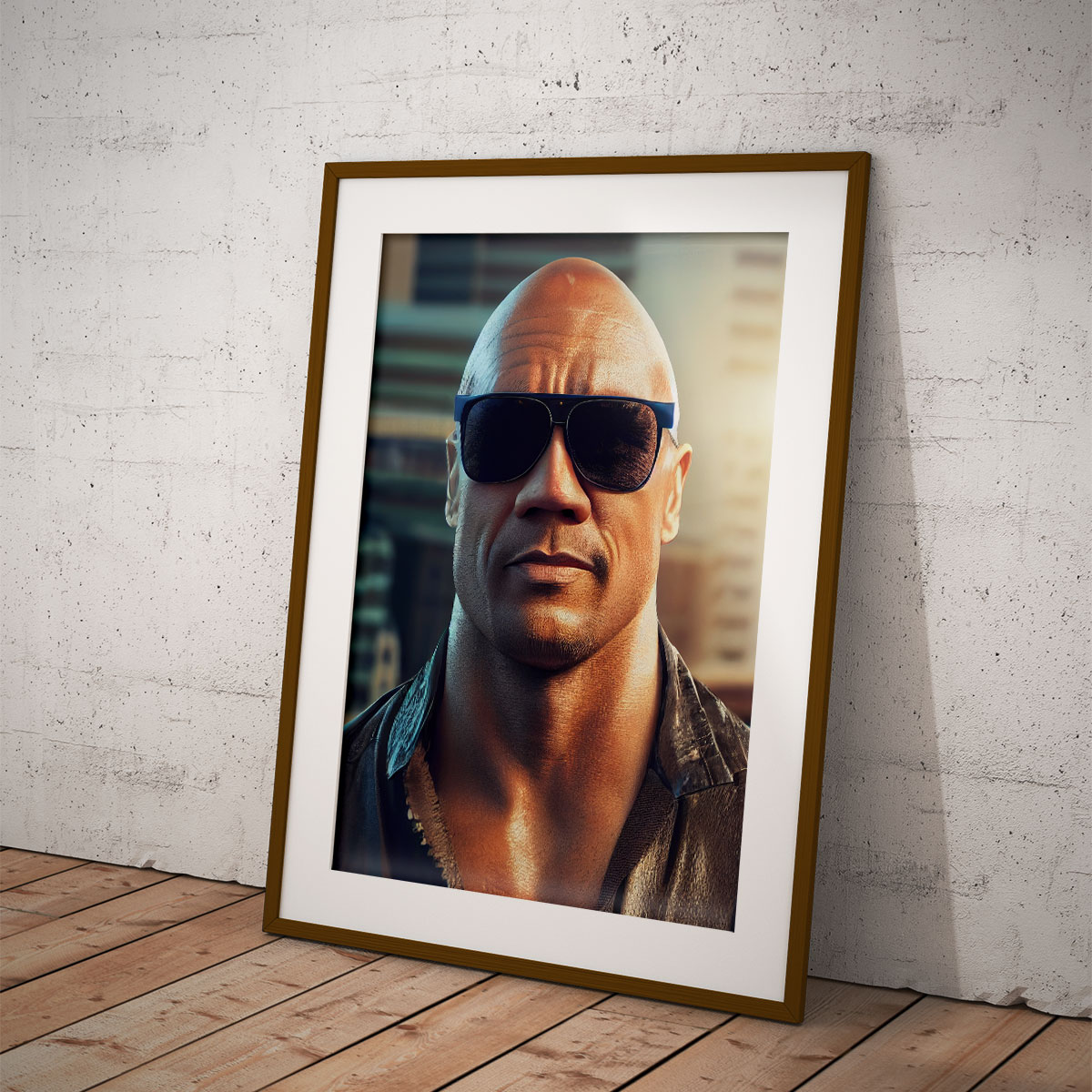 This is NOT a poster of Dwayne Johnson - 170gsm A3 Poster - No Frame ...