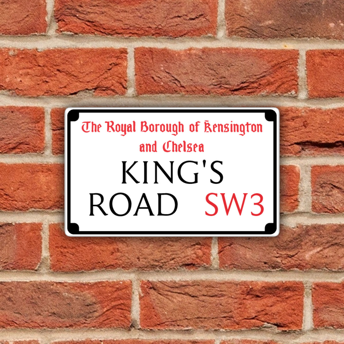 Inspired by London Street Signs of Kensington and Chelsea - Aluminium ...